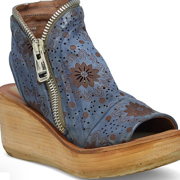 A.S.98 | Shoes | As 98 Naylor Floral Blue | Poshmark